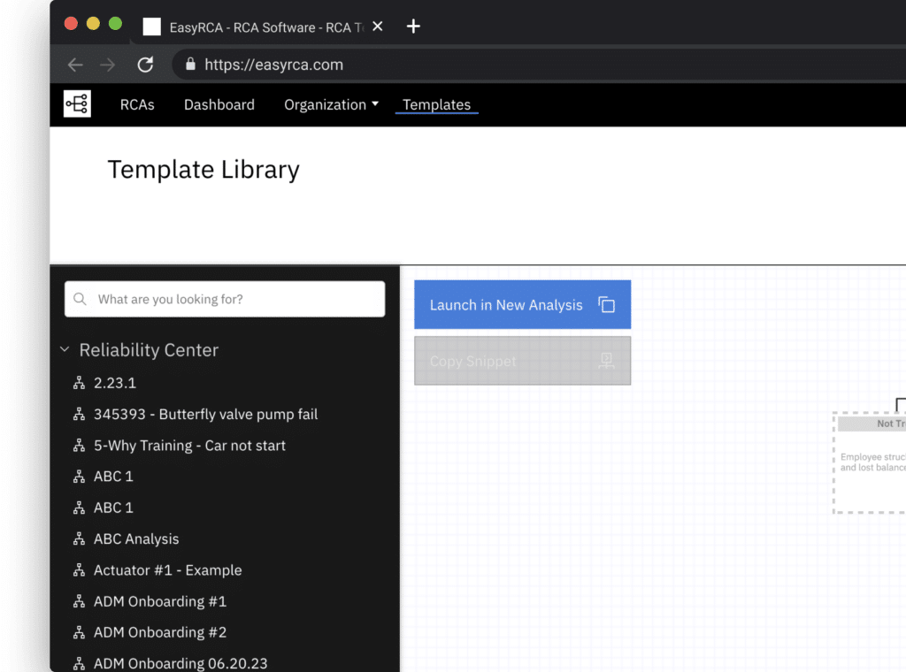 Root Cause Analysis Platform & Templates - RCA Software